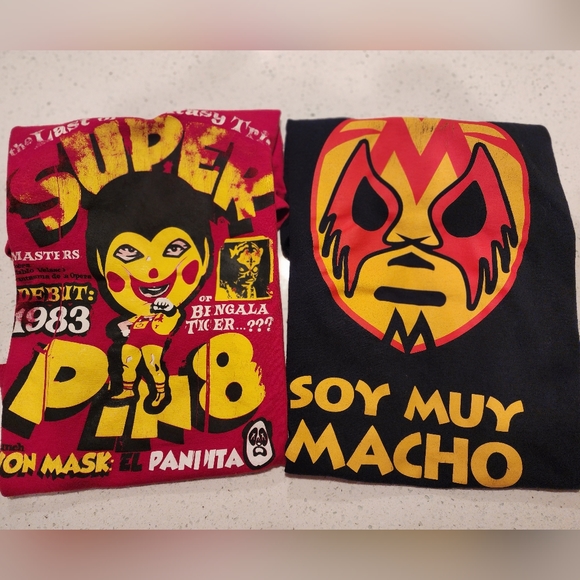Shirts | Mexican Lucha Libre Tshirt Bundle Luchador | Poshmark